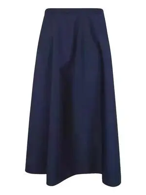 Liviana Conti A-line Midi Skirt - Blue