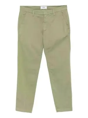 VELA SHOP Belt-loop Pocket Trousers - Green