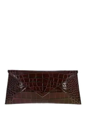 Tyler Ellis Lee Lineage Clutch Bag - Brown