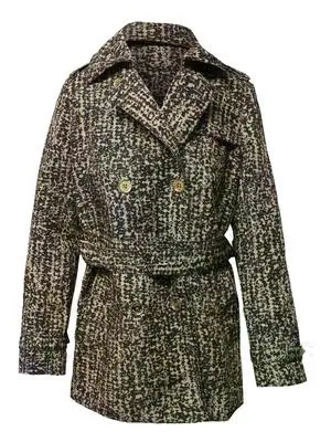 Michael Kors Printed Trench Coat - Neutrals