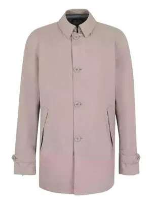 Herno Button-up Waterproof Coat - Neutrals