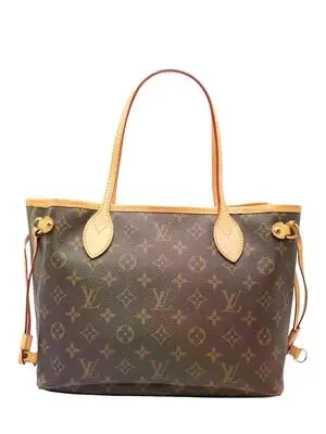 LOUIS VUITTON 2008 Monogram Neverfull Pm Tote Bag - Brown