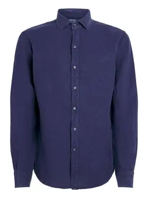 Polo Ralph Lauren Linen Custom-fit Shirt Navy