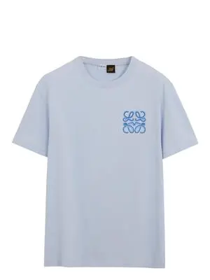 Loewe X Paula' Ibiza Anagram Relaxed T-shirt - Blue