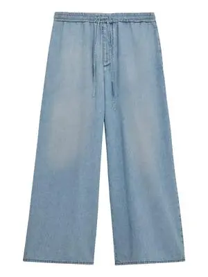 Loewe X Paula's Ibiza Denim Trousers - Blue