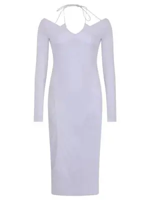 LES FILLES D'EVA Ruched Off-the-shoulder Dress - White