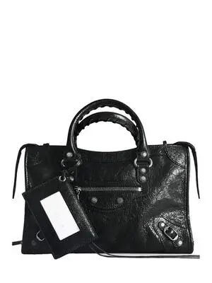 Balenciaga Le City Small Tote Bag - Black