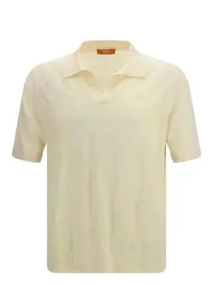 CRUNA Levanti Knitted Regular-fit T-shirt - Neutrals