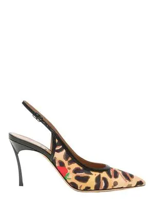 Casadei X Enriquez Blade Pumps Neutrals