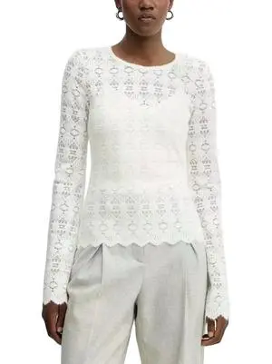 Guess Bridgette Jumper - White