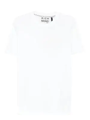 John Richmond Round-neck Short-sleeve T-shirt - White