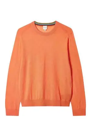 Paul Smith Artist Stripe Merino Sweater Orange