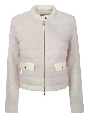 Moncler Hybrid Down-padded Jacket - Neutrals