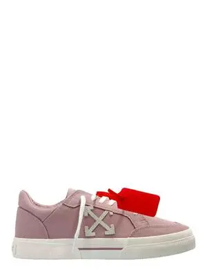 Off-White Vulcanized Low Canvas Sneakers - Pink