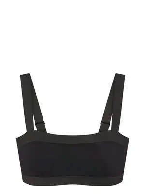 SKIMS X Straight-neck Sports Bra - Black