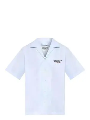 Iceberg X Peanuts Cotton Shirt - Blue