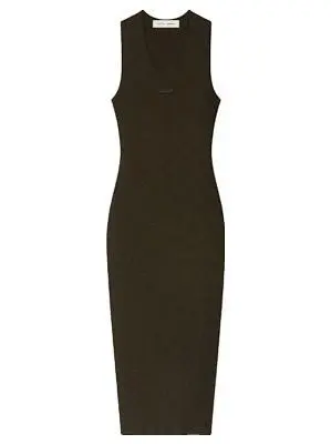 Fear Of God Essentials Rib Tank Dress - Brown