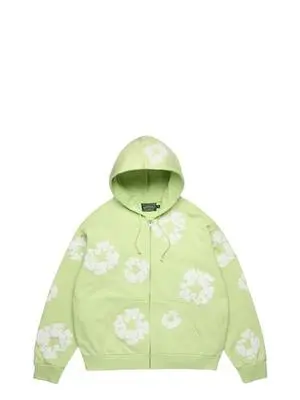 DENIM TEARS Cotton Wreath Zip Hoodie Mint