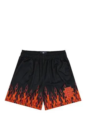 ERIC EMANUEL EE Basic/Core Burning Flames Short Black/red