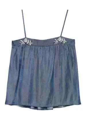 Liu Jo Top With Embellishments - Blue