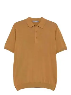 PEOPLE OF SHIBUYA Nito Short-sleeve Polo Shirt - Neutrals