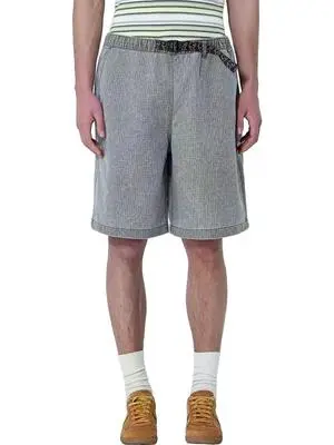 BRAIN DEAD Belted Cotton Shorts - Brown