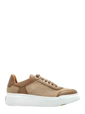 Max Mara Suede Leather Sneakers - Brown