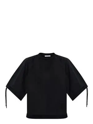Max Mara Drawstring Sleeve Top - Black