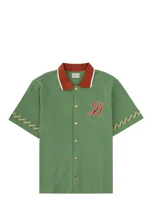 Drole De Monsieur Camicia Con Logo - Green