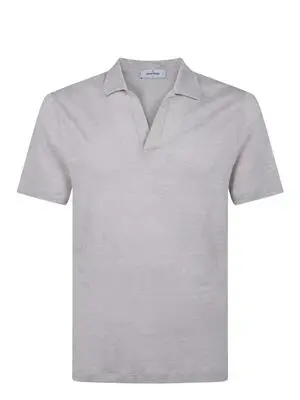 GRAN SASSO Slub-texture T-shirt - Neutrals