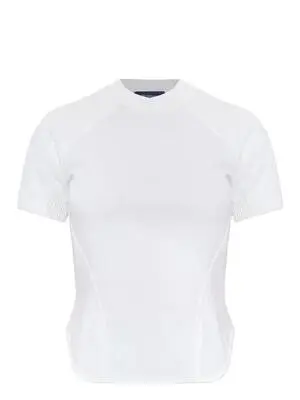 Sportmax Seam Detail T-shirt - White