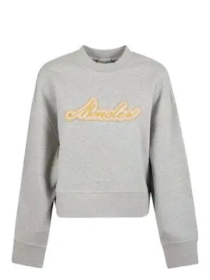 Moncler Logo-patch Sweater - Grey