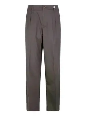 MYTHS Pleated-detail Trousers - Grey