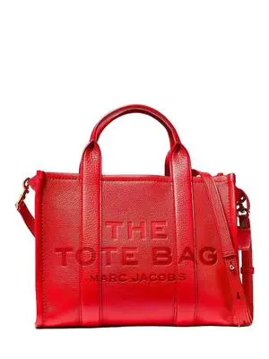 Marc Jacobs Leather Tote Bag Red