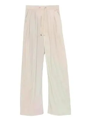 Herno Elasticated-Waist Trousers Neutrals