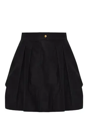 Max Mara Pleated Skirt - Black