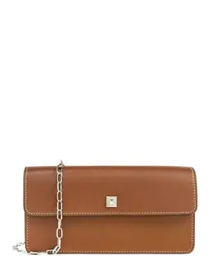 Max Mara Leather Clutch Bag - Brown