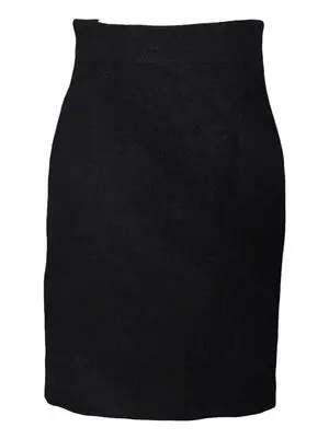 Tagliatore Bouclé Mini Skirt - Black