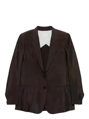 ALYSI Notched-lapel Blazer - Brown