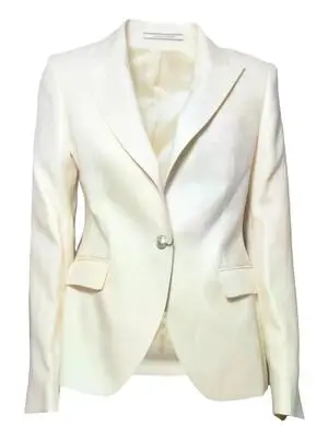 TAGLIATORE Peak-Lapel Single-Breasted Blazer