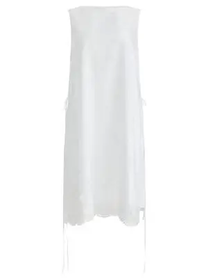 Altuzarra Embroidered Sleeveless Mini Dress - White