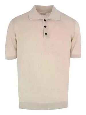 Pal Zileri Open-knit Cotton Polo Shirt - Neutrals