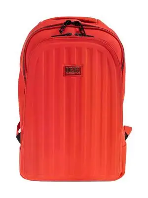 DIESEL® Ribbed Logo-plaque Backpack - Orange