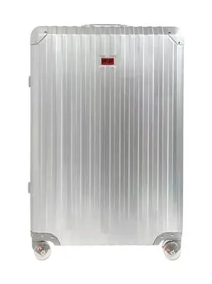 DIESEL® Grooved Suitcase - Silver