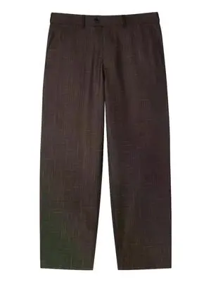 Paul Smith Check Pattern Trousers - Purple