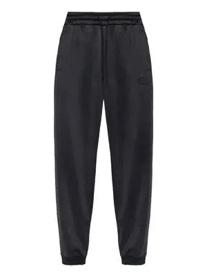 DIESEL® Logo-embroidered Track Pants - Black