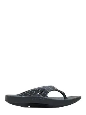 Undercover Grid-print Sandals - Black