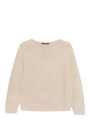 LUISA CERANO Crew-neck Sweater - Neutrals