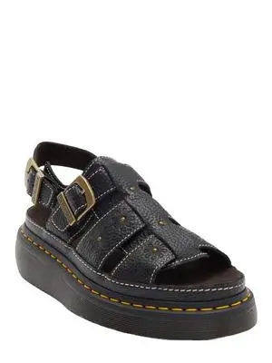 Dr. Martens Wrenlie Fisherman Sandal - Black