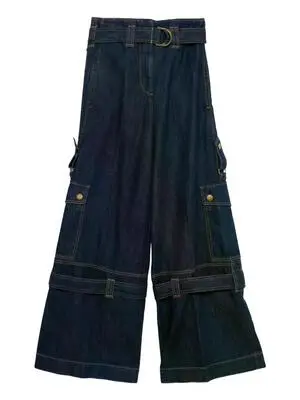 ZIMMERMANN Flap-Pocket Jeans With Belt